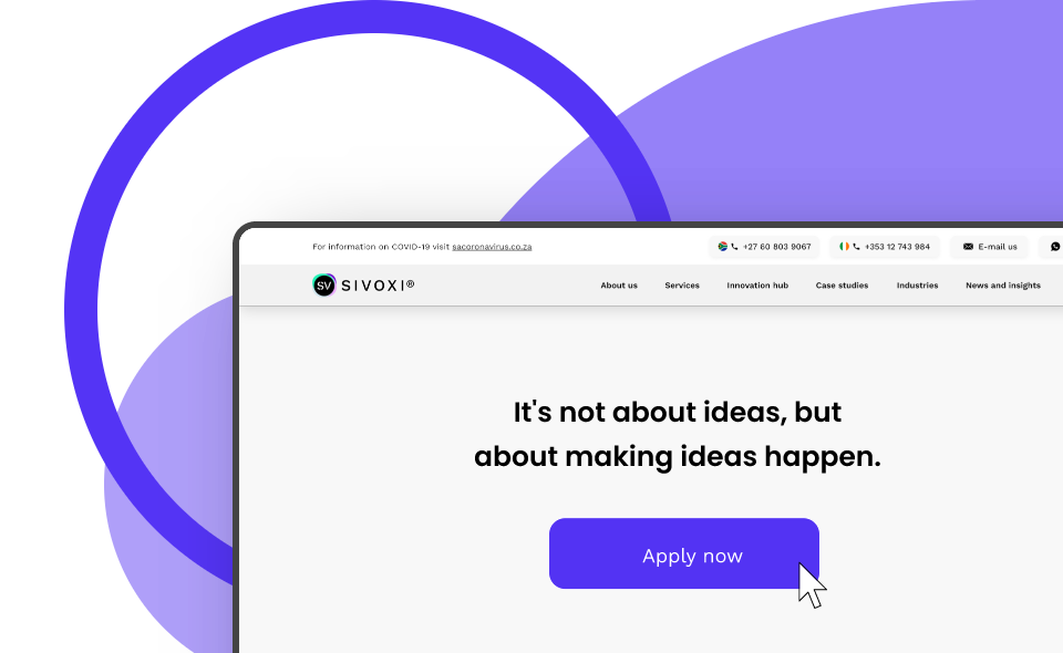 Careers - Application form - Software engineer - SIVOXI®